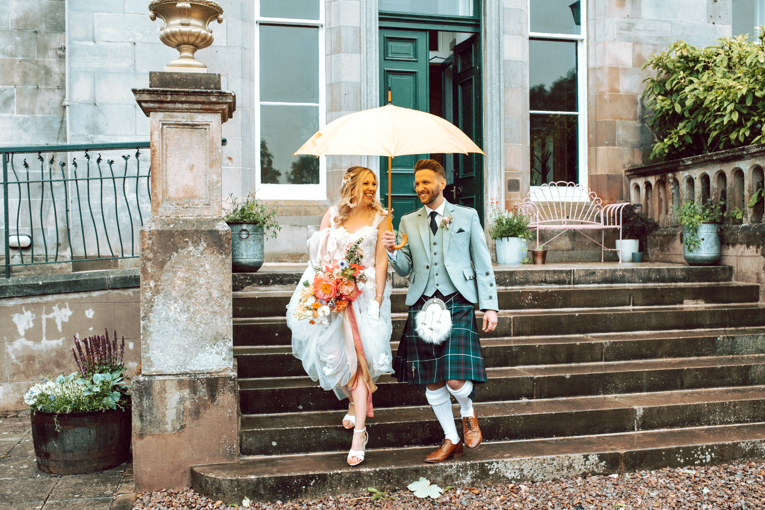 Netherbyres House | An elegant & quirky wedding venue in the Scottish ...