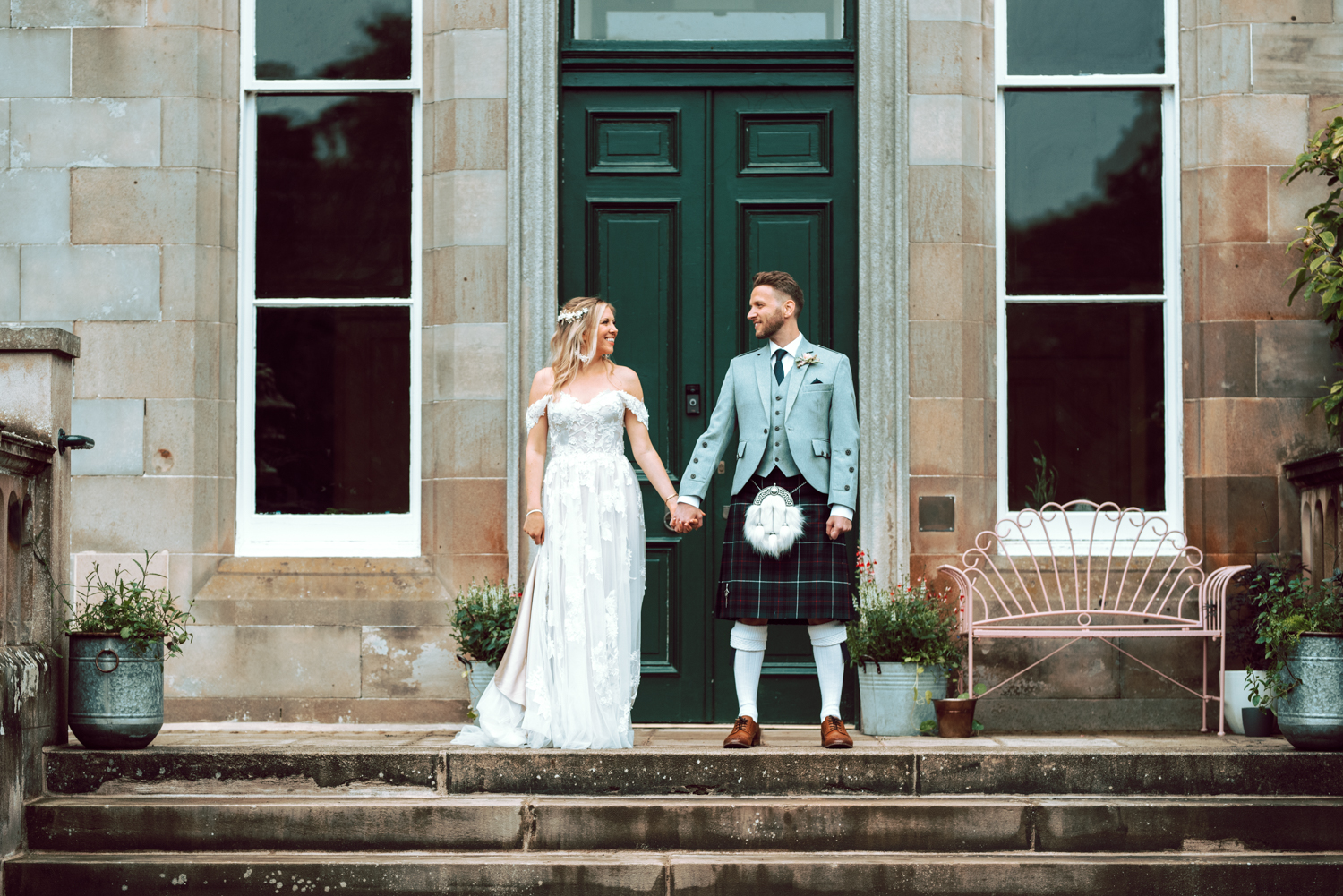Netherbyres House | An elegant & quirky wedding venue in the Scottish ...